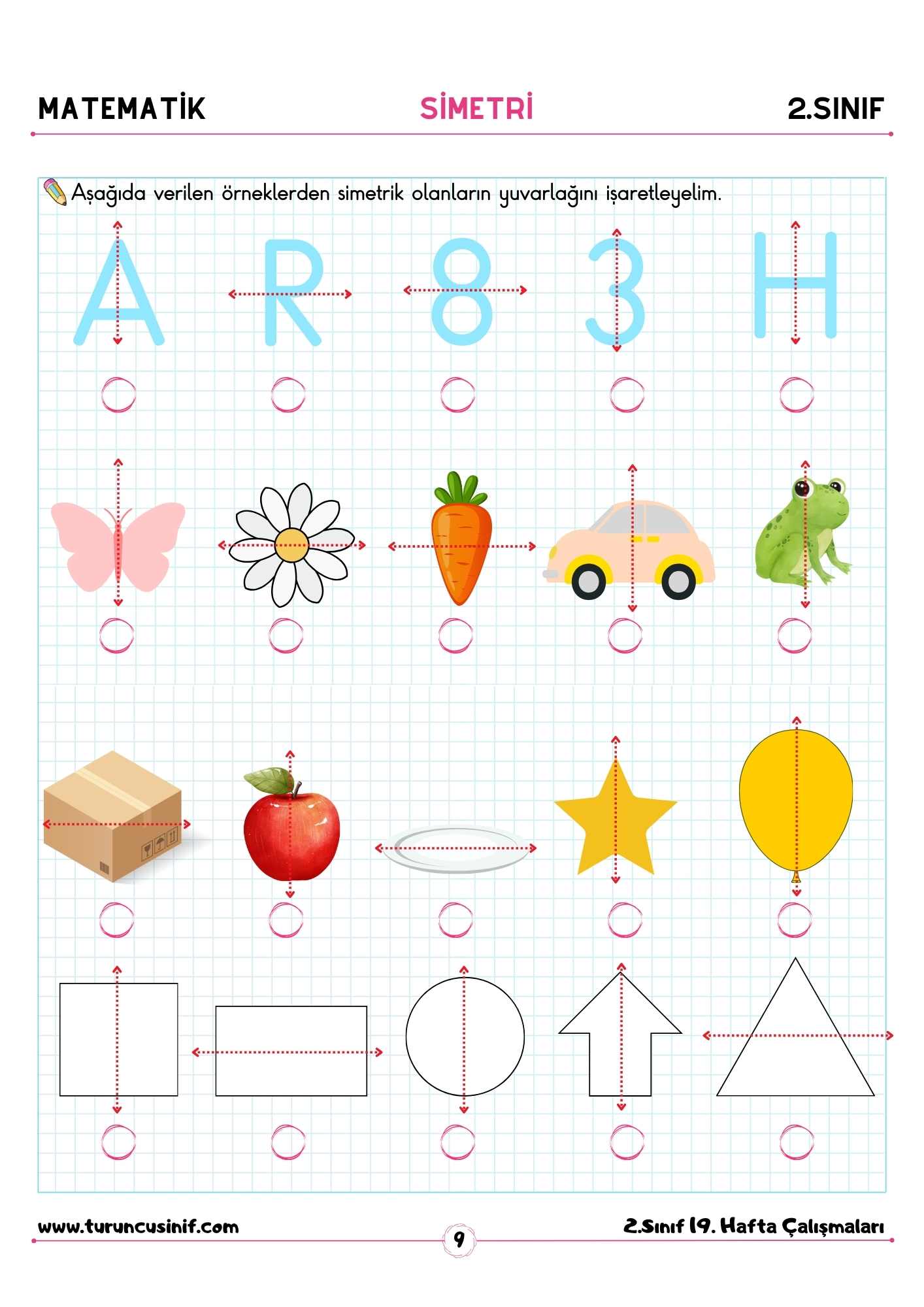 2. Sınıf Simetri | Turuncu Sınıf