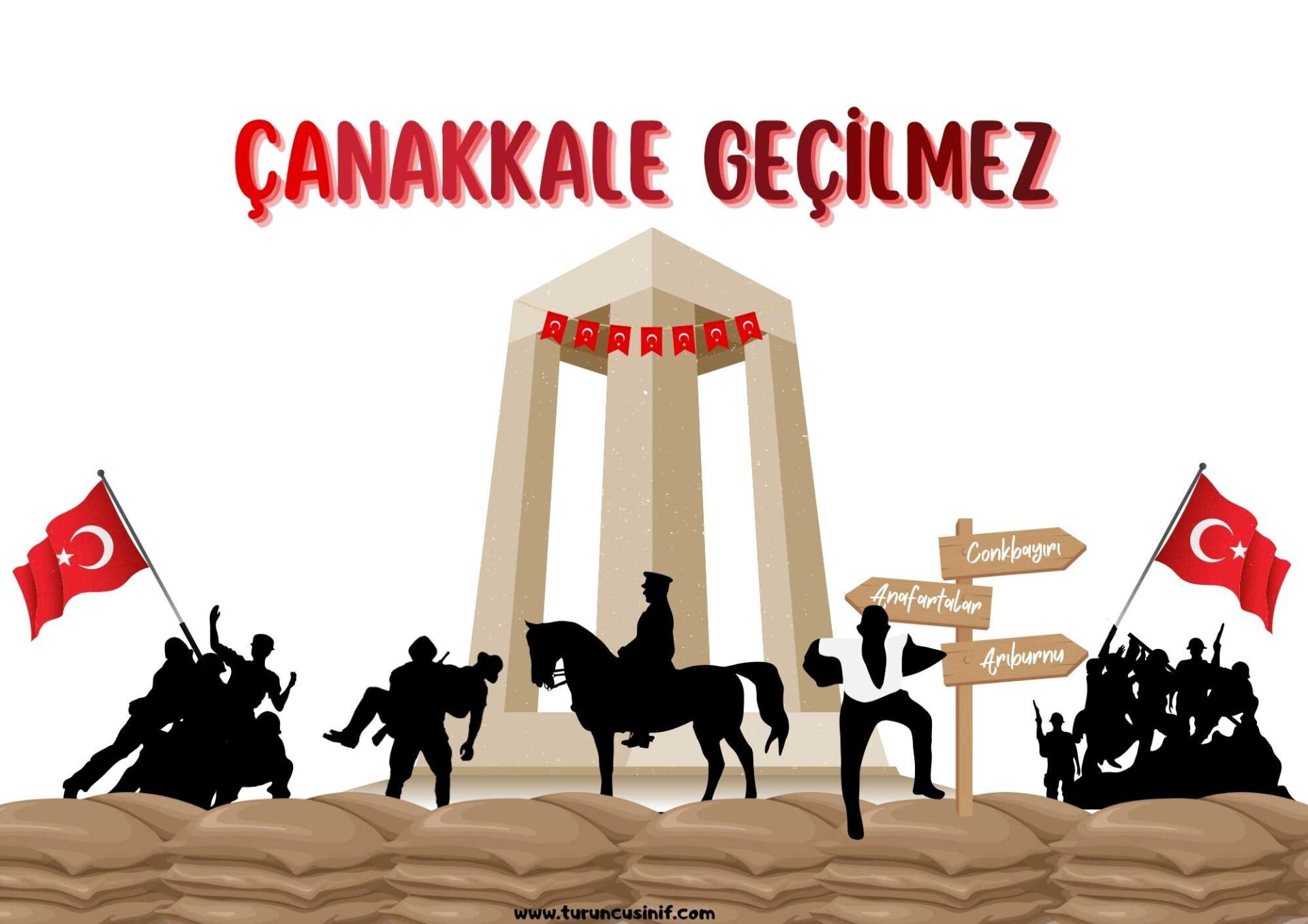 18 Mart Çanakkale Zaferi Pano | Turuncu Sınıf