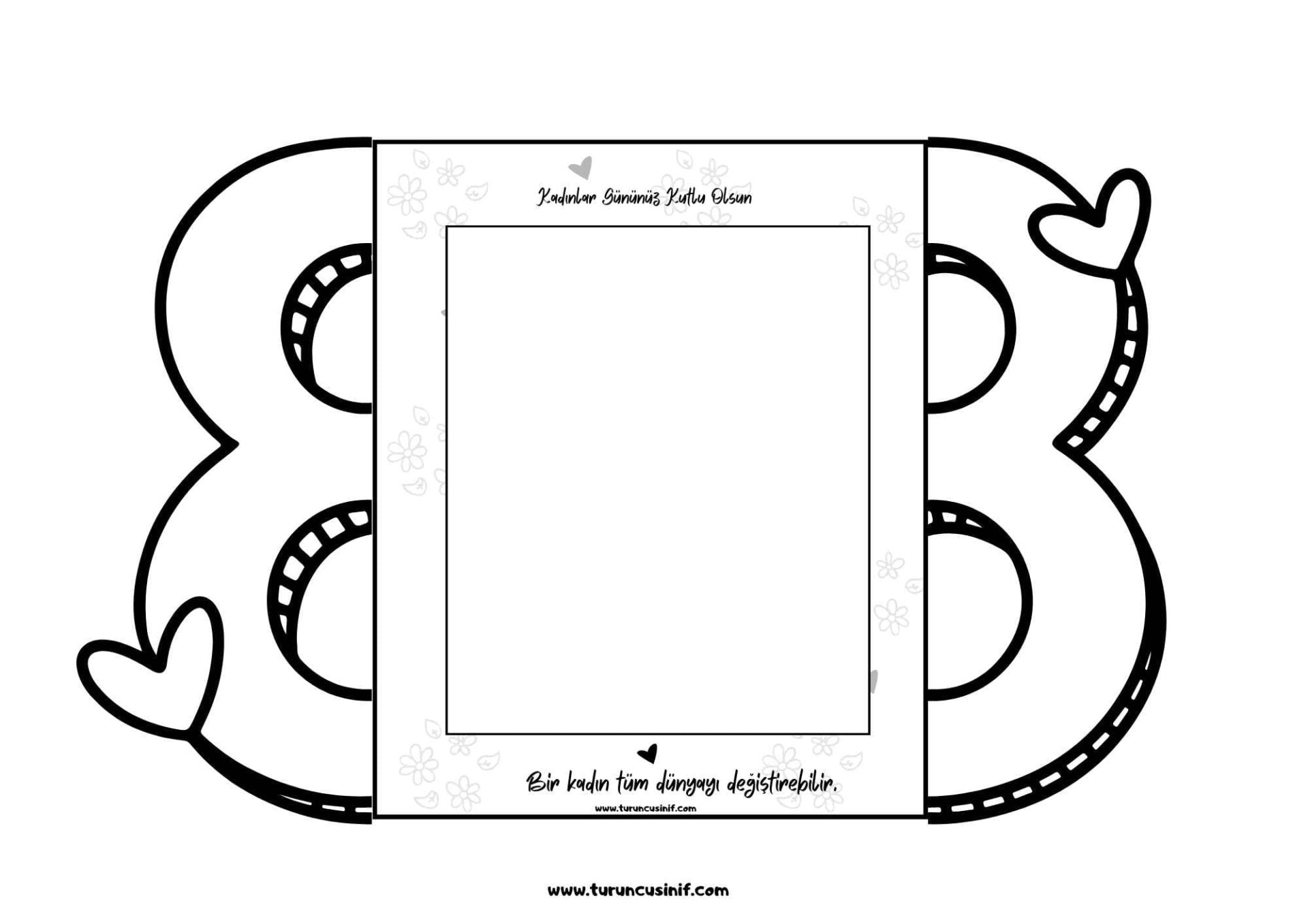 8 Mart Dünya Kadınlar Günü Pano | Turuncu Sınıf
